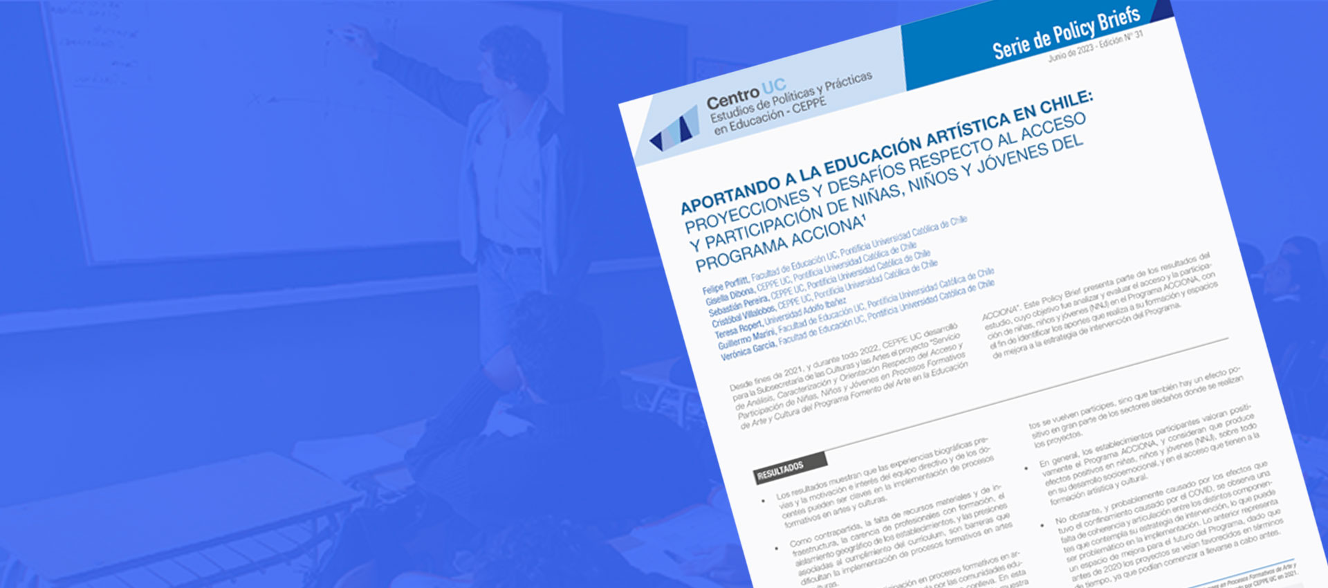 CEPPE | Centro de Estudios de Políticas Y Practicas en Educación